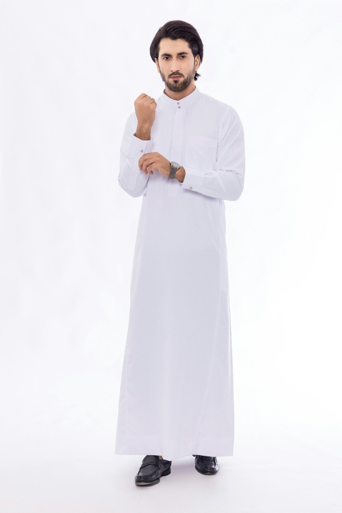 Plain White Saudi Thobes